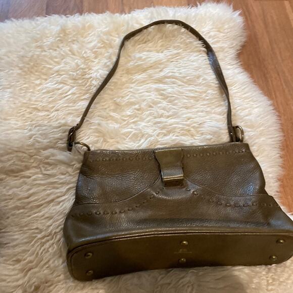 Justin Boots | Bags | Justin Vintage Top Grain Cowhide Leather Shoulder ...